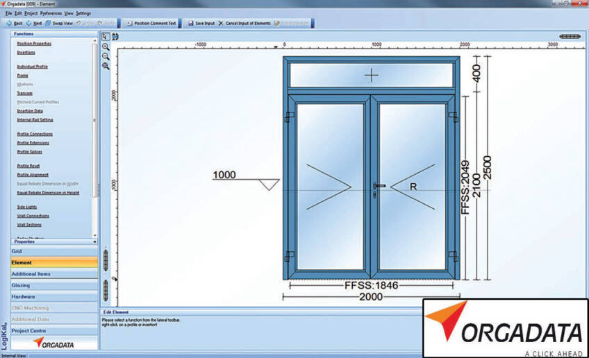 Orgadata CAD-Suite 2D - Prozori + Vrata