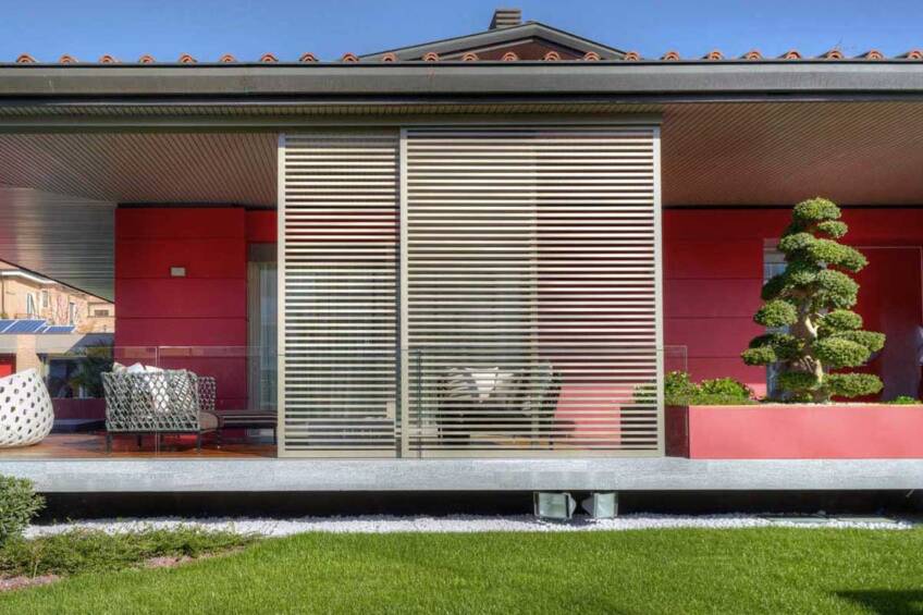 Aluminijumski brisoleji - elemenat sa dvojakom funkcijom - Prozori + Vrata